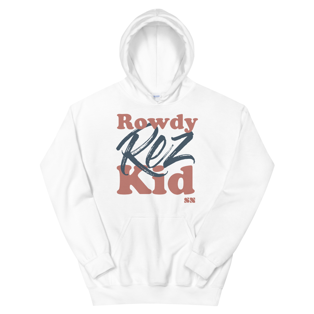 Rowdy Rez Kid Unisex Hoodie – Stoic Native Clothing